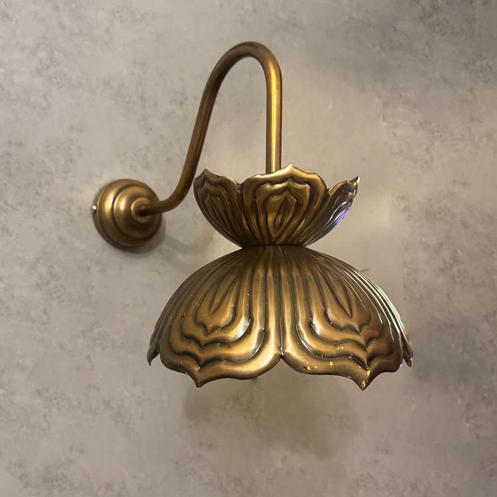 Metal Lotus Wall Light– Sunshine Boulevard