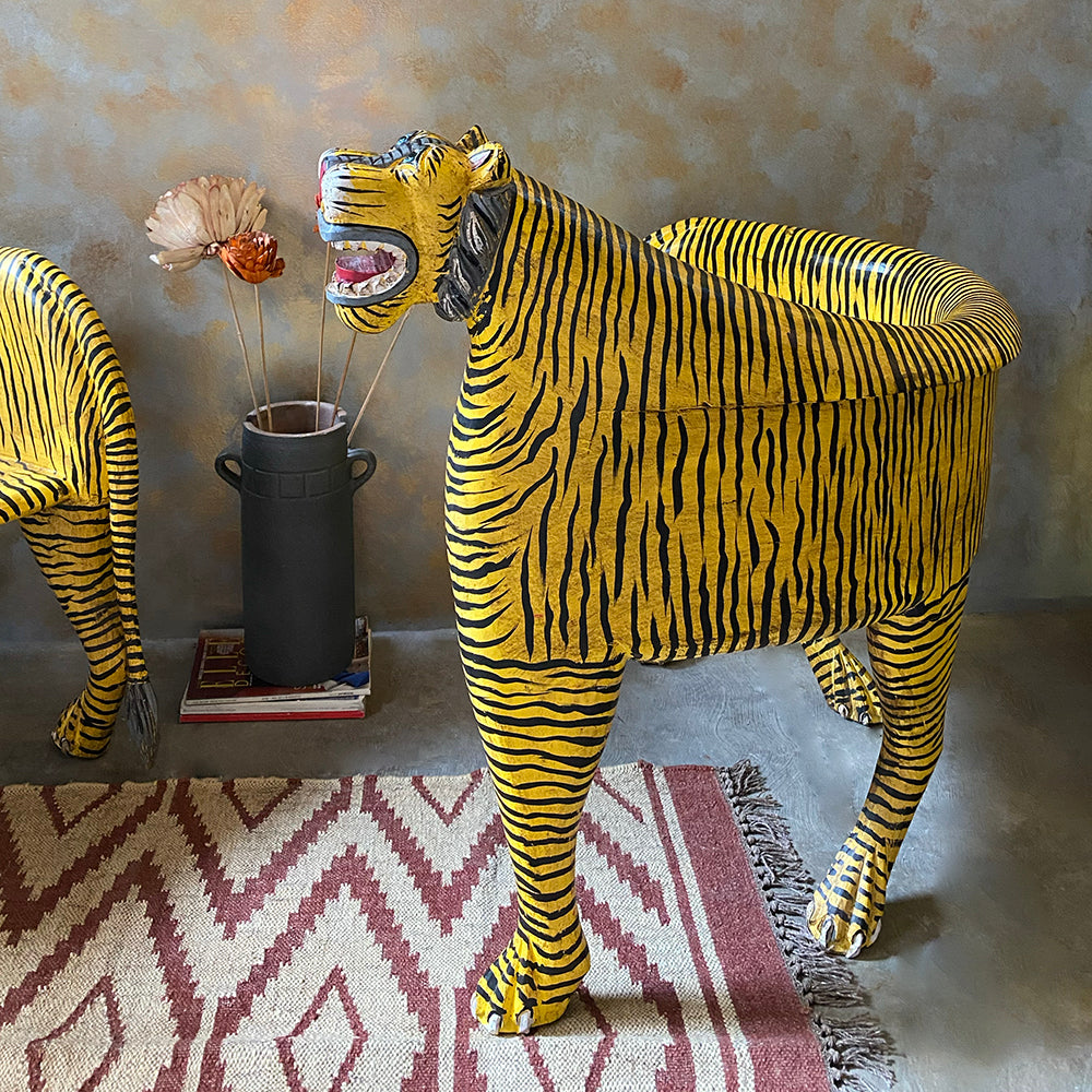 Hand Painted Tiger Seat– Sunshine Boulevard