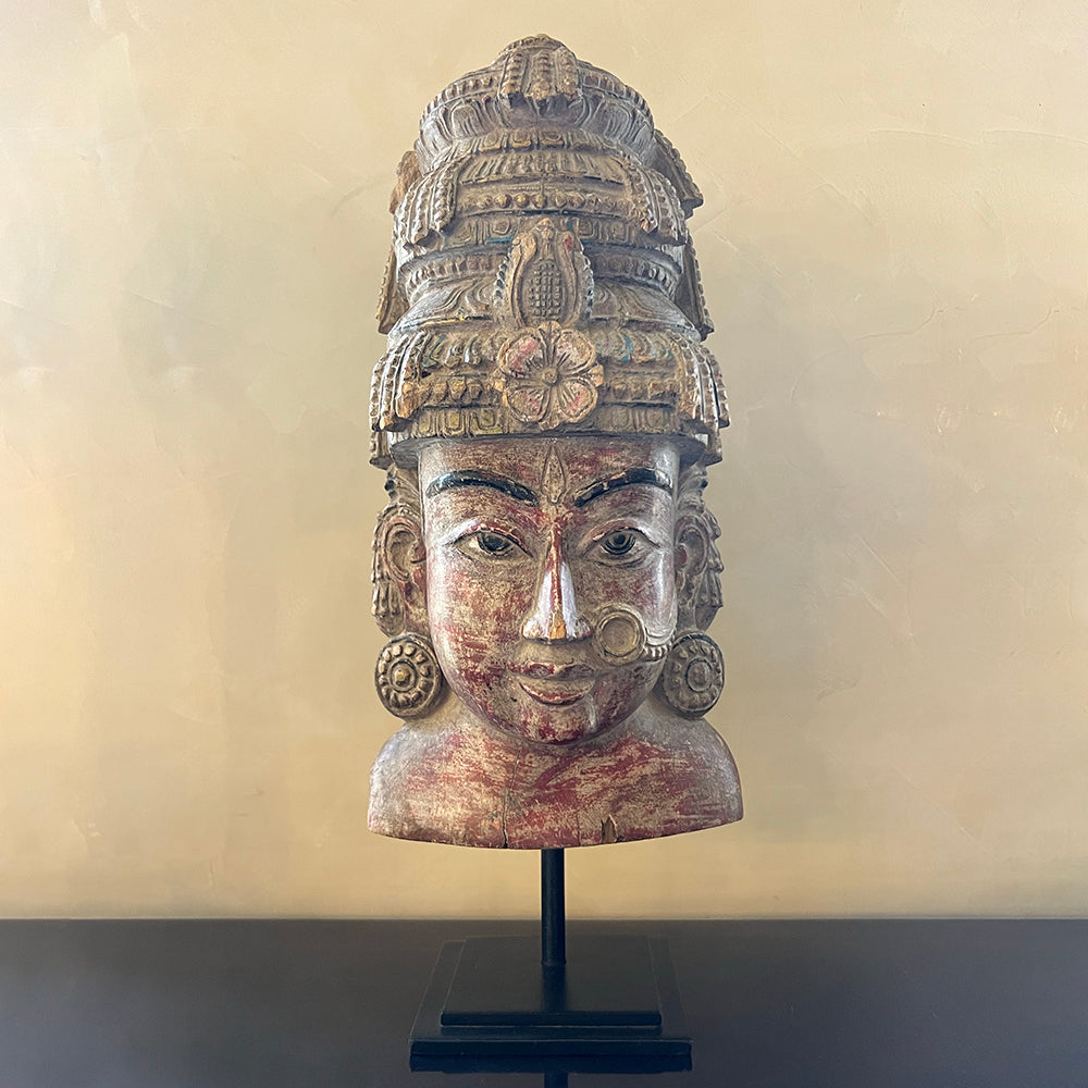 Carved Deity on Stand– Sunshine Boulevard
