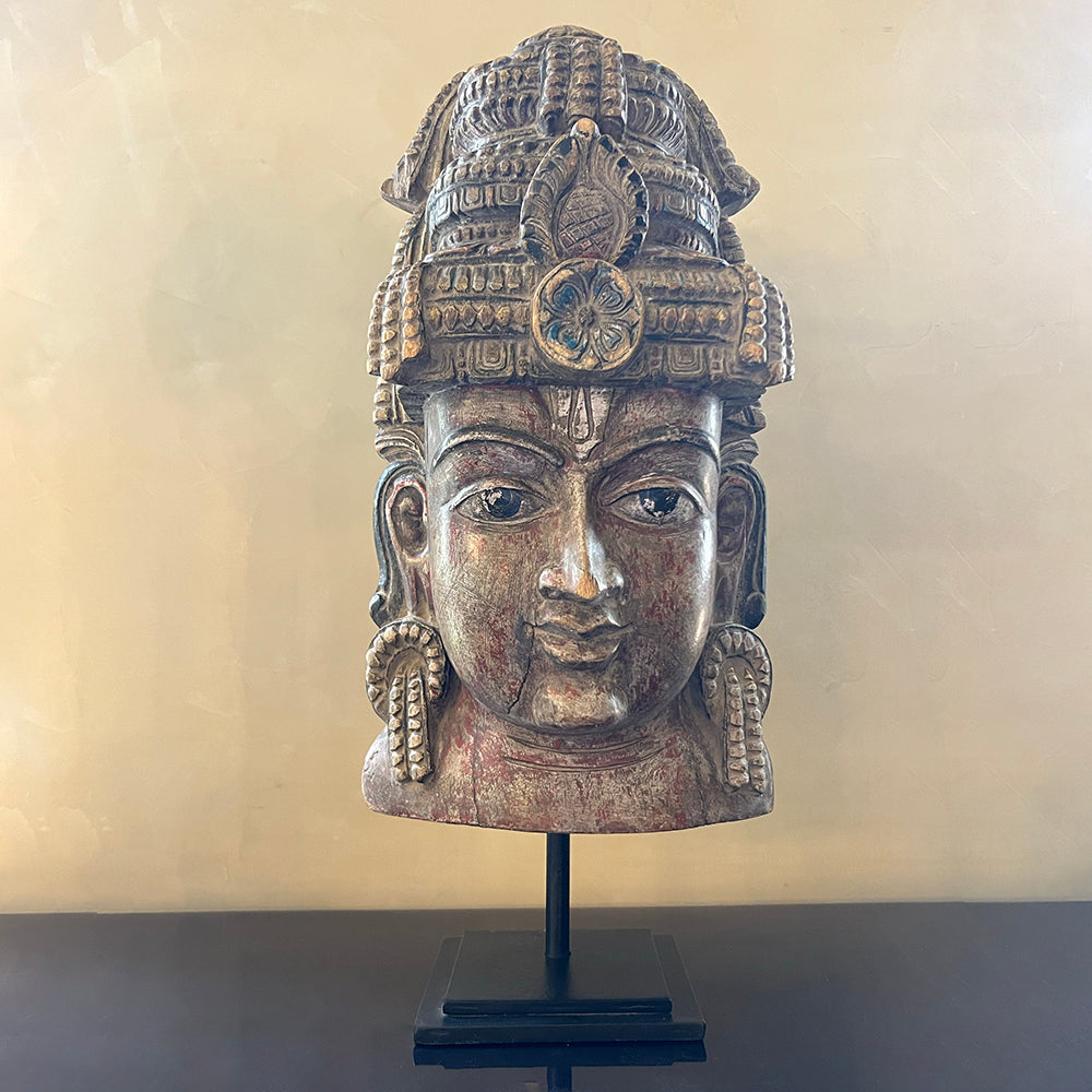 Carved Deity on Stand– Sunshine Boulevard