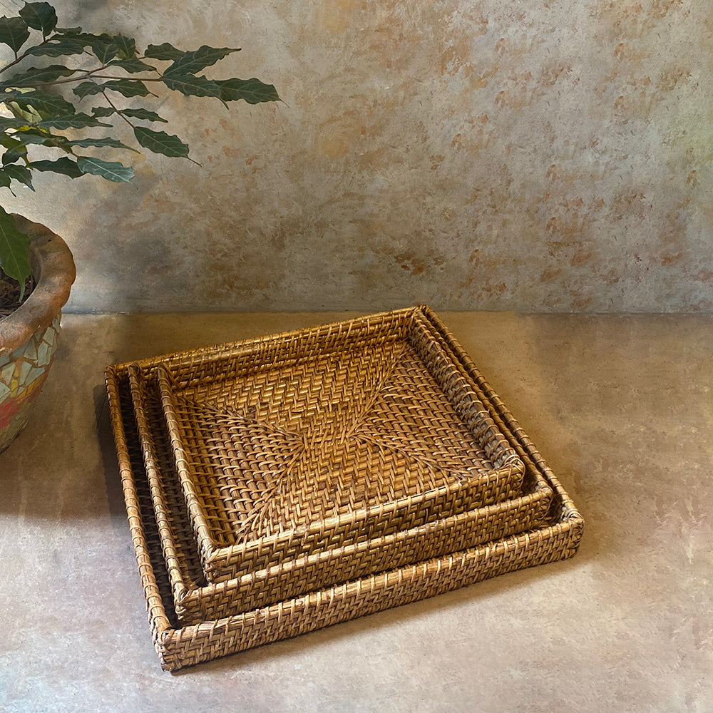 Large Cane Trays(Set of 3)– Sunshine Boulevard